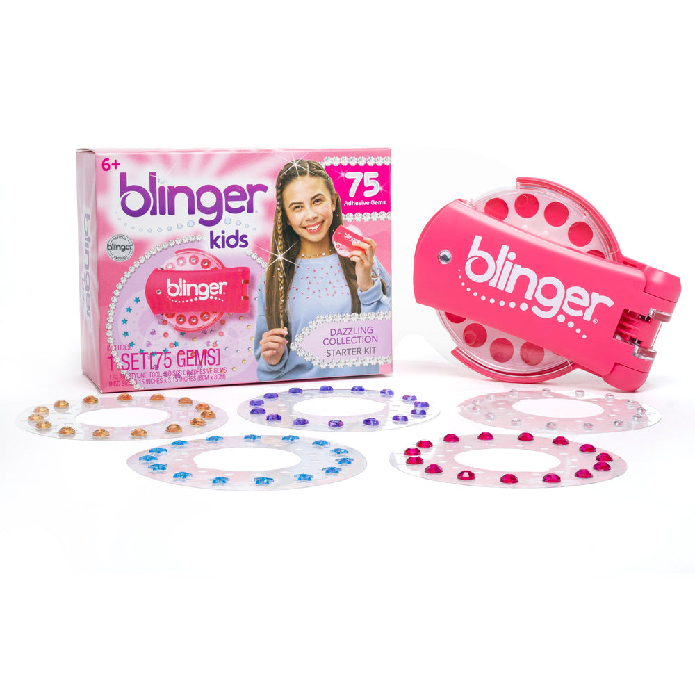 blinger® Dazzling Collection Starter Kit with blinger® Gem Stamper + 7