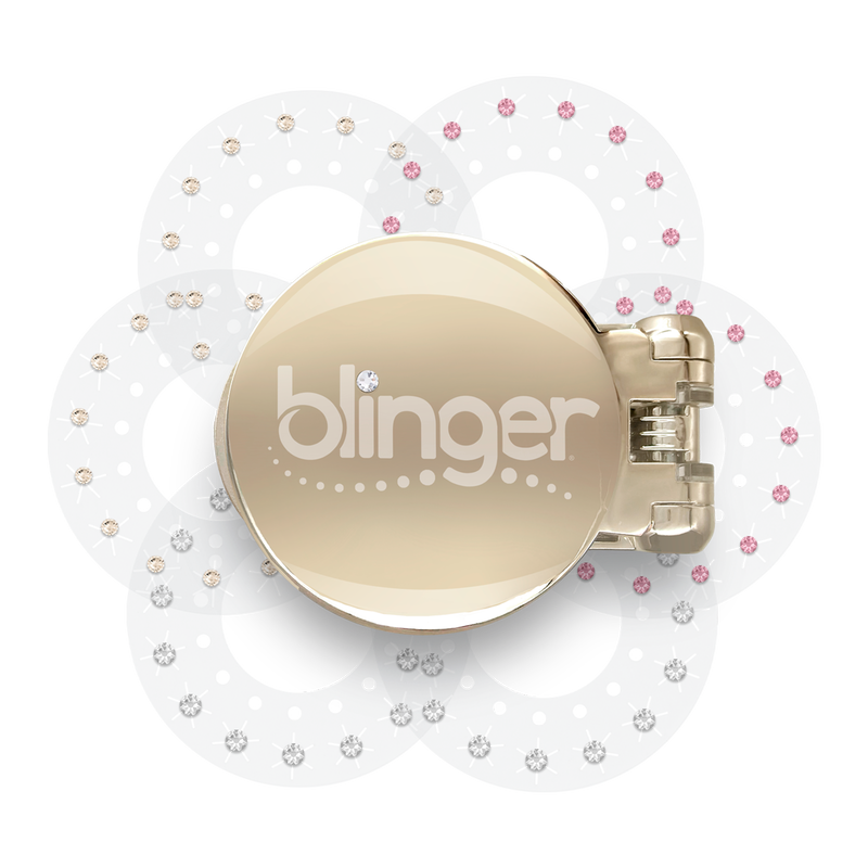 blinger® Shimmer Starter Kit with Gold-Plated blinger® Styling Tool ...
