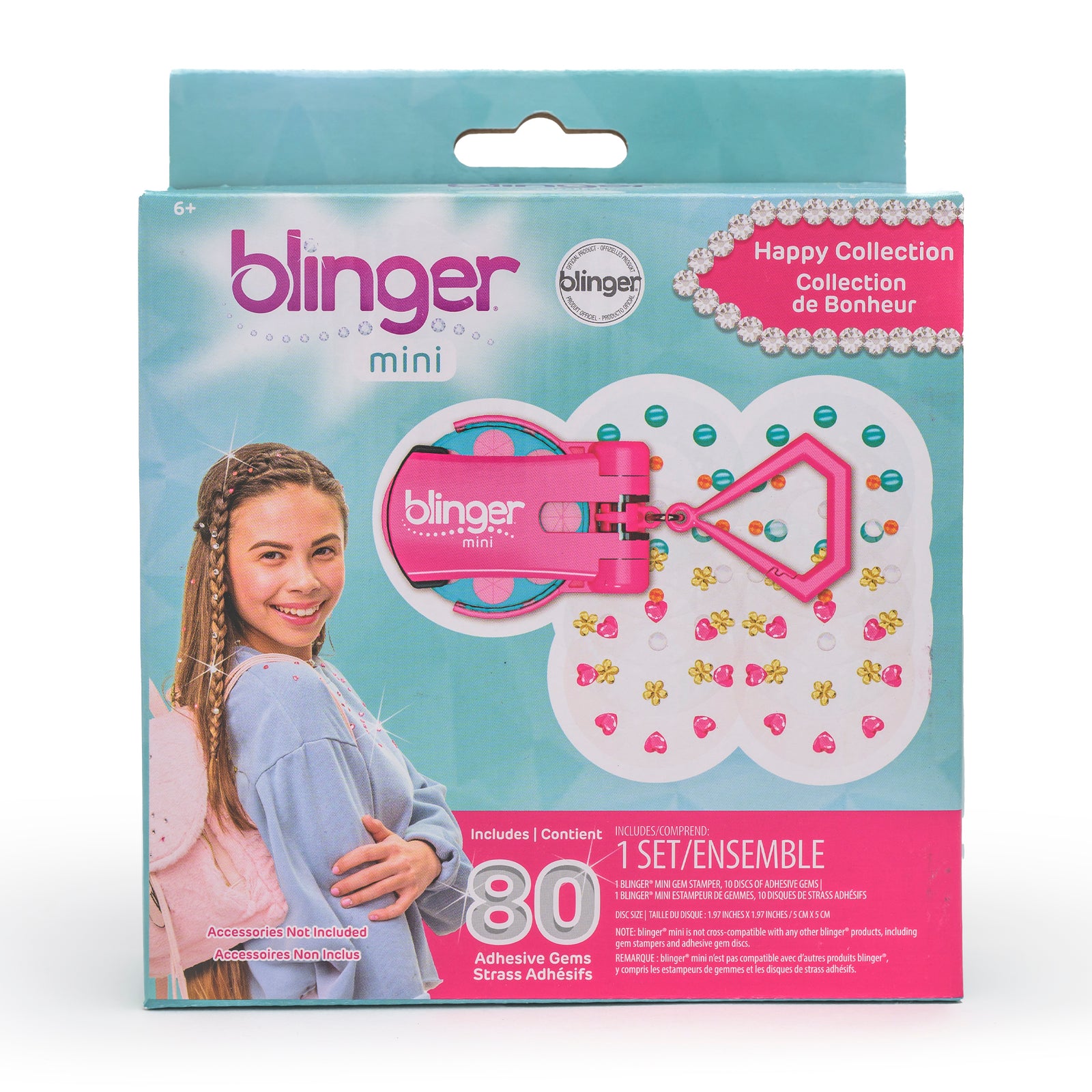 blinger® mini (On The Go) Starter Kit with blinger® mini Gem Stamper