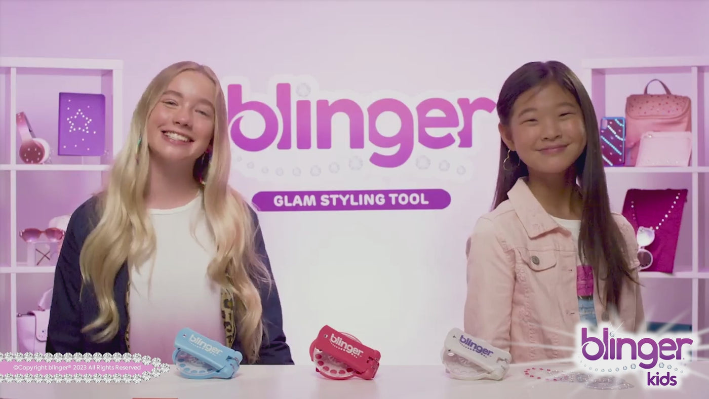 blinger® Dazzling Collection Starter Kit with blinger® Gem Stamper + 7